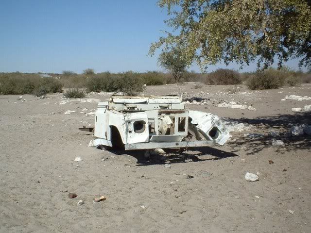 Land Rover wrecks