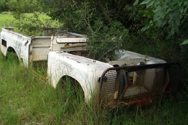Land Rover wrecks