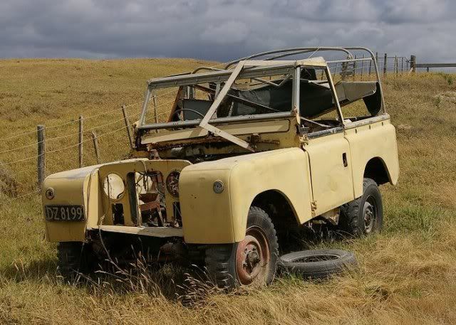 Land Rover wrecks