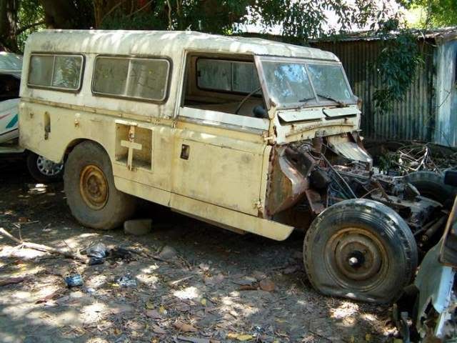 Land Rover wrecks