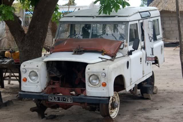 Land Rover wrecks