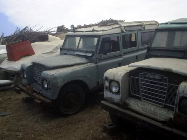 Land Rover wrecks