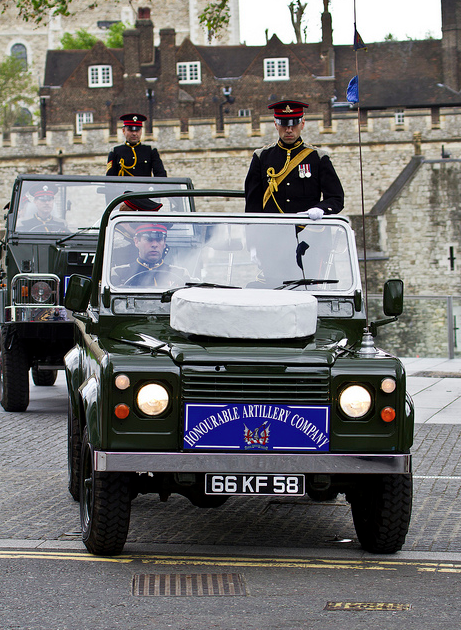 Honourable Artillery Company command Land Rover